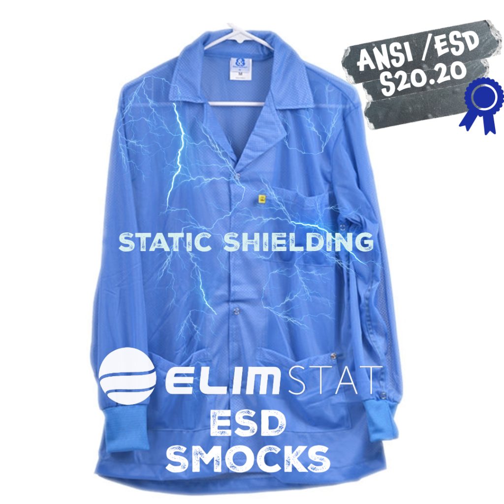 Groundable Static Control Garment System ESD Jacket | Elimstat.com